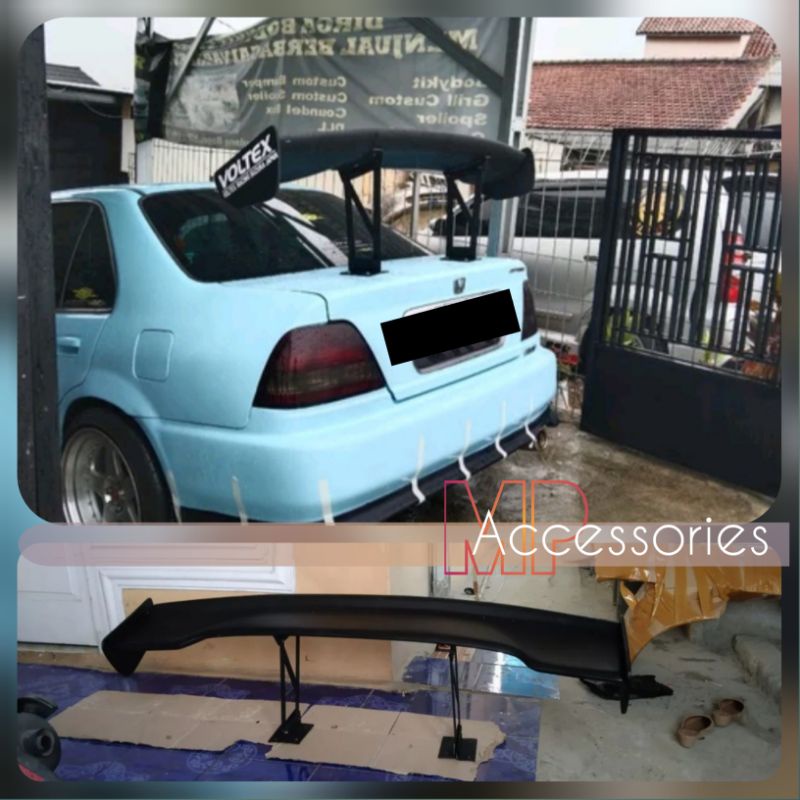 Jual Spoiler Voltex bahan fiber dan Breket (Dudukan) Bahan Besi ...