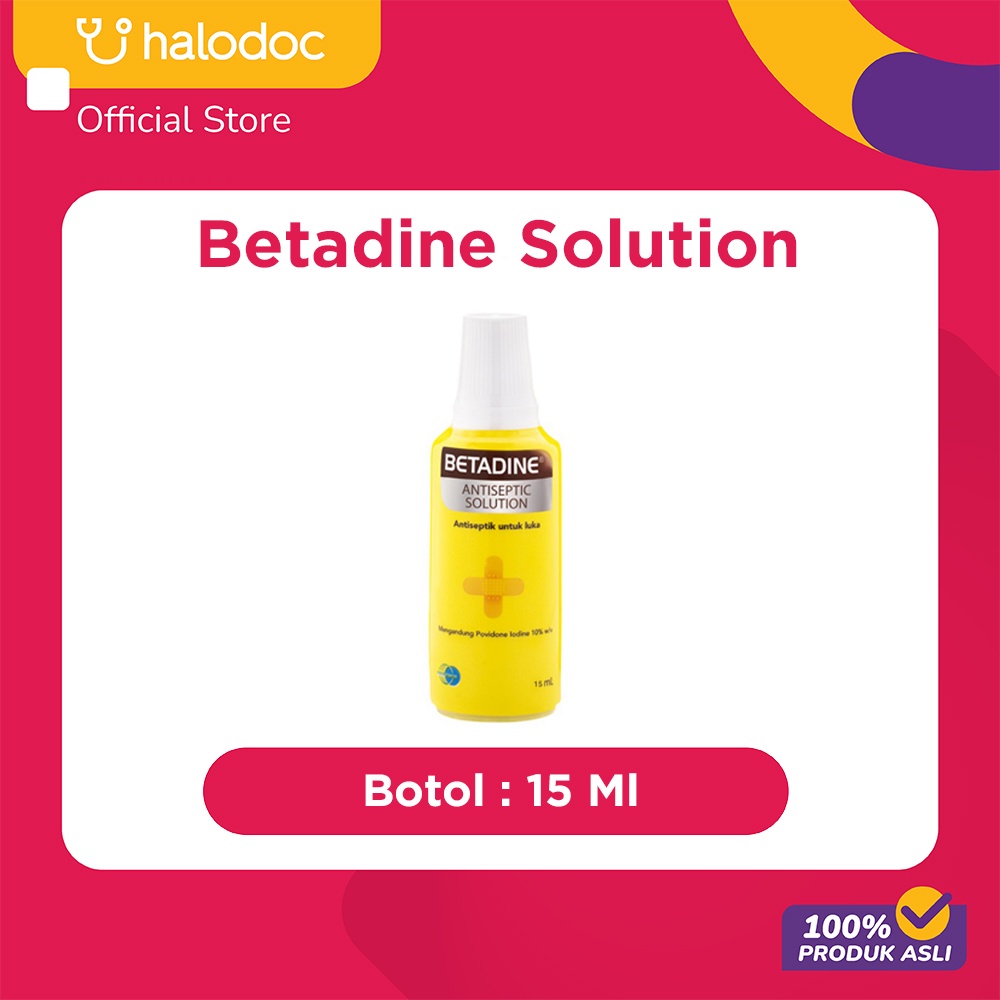 Jual Betadine Solution 15 ml | Shopee Indonesia