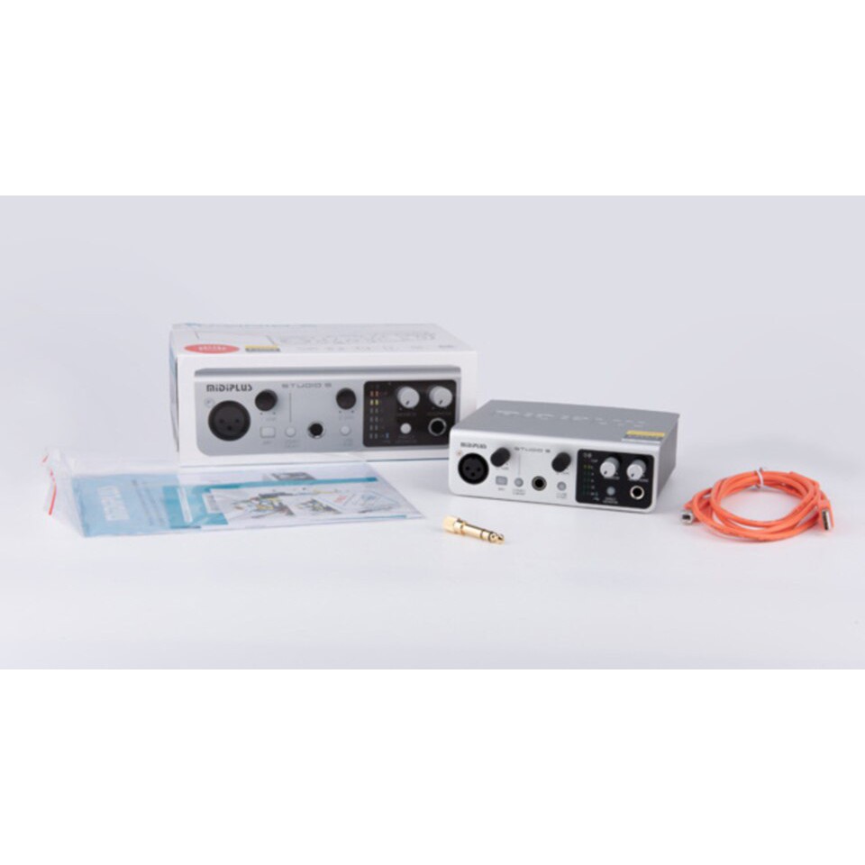 Jual Soundcard MIDIPLUS Studio S Solo Midi plus Audio Interface ...
