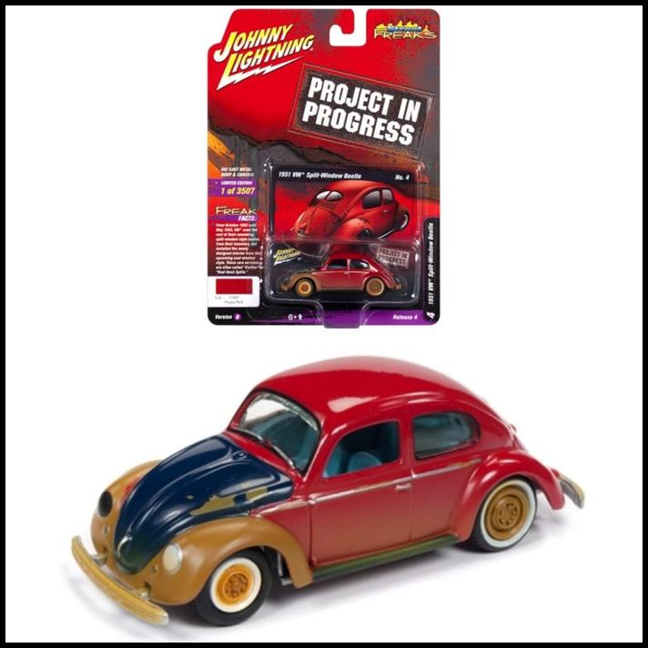 Jual Johnny Lightning 1/64 1951 Volkswagen Split-Window Beetle Rusty ...