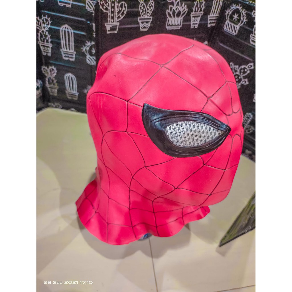 Jual topeng spiderman avenger marvel mask latex justice league super ...