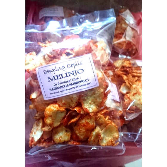 Jual emping ceplis khas anyer balado nyoss | Shopee Indonesia