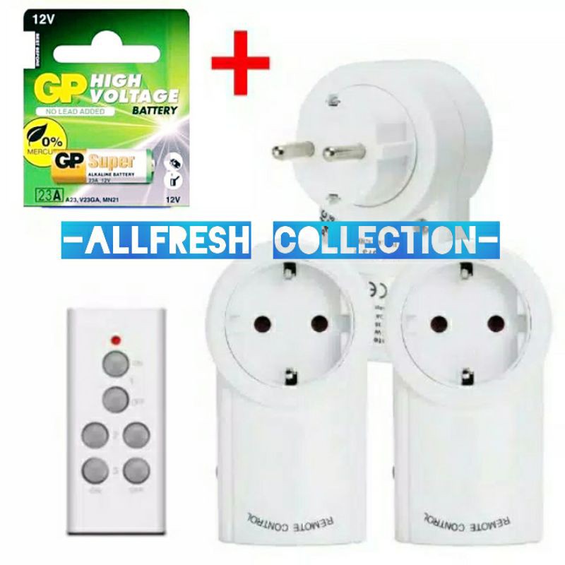 Jual 3 pcs Wireless Remote Control Outlet Socket Colokan Listrik ...
