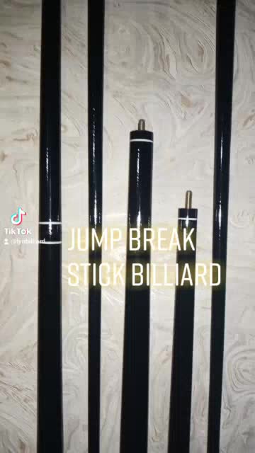 Jual JUMP BREAK FULL BLACK STIK BREAK STICK Jump STICK BILLIARD JUMP ...