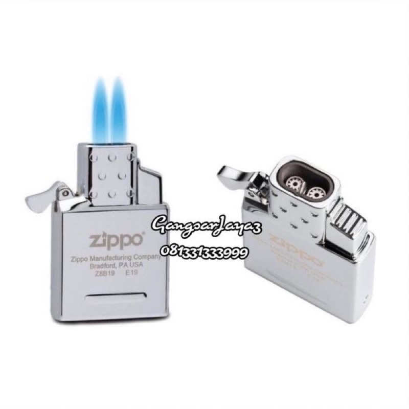 Jual korek Zippo Butane lighter insert - Double Torch | Shopee Indonesia