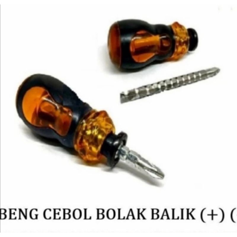 Jual Obeng Cebol Bolak-balik Plus Minus 2Arah | Shopee Indonesia