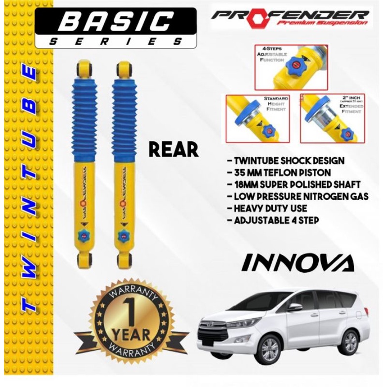 Jual Shock Breaker Absorber Profender Adjustable Belakang Kijang Innova ...