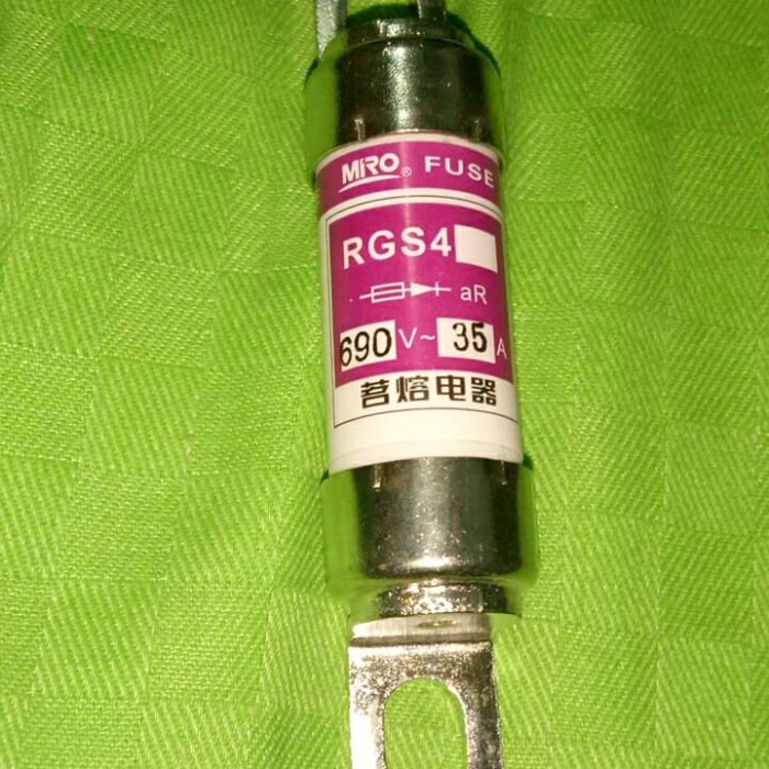 Jual Ceramic Fuse RGS4 RGS 4 35A MRO RG54 Original Sekring Bussmann ...