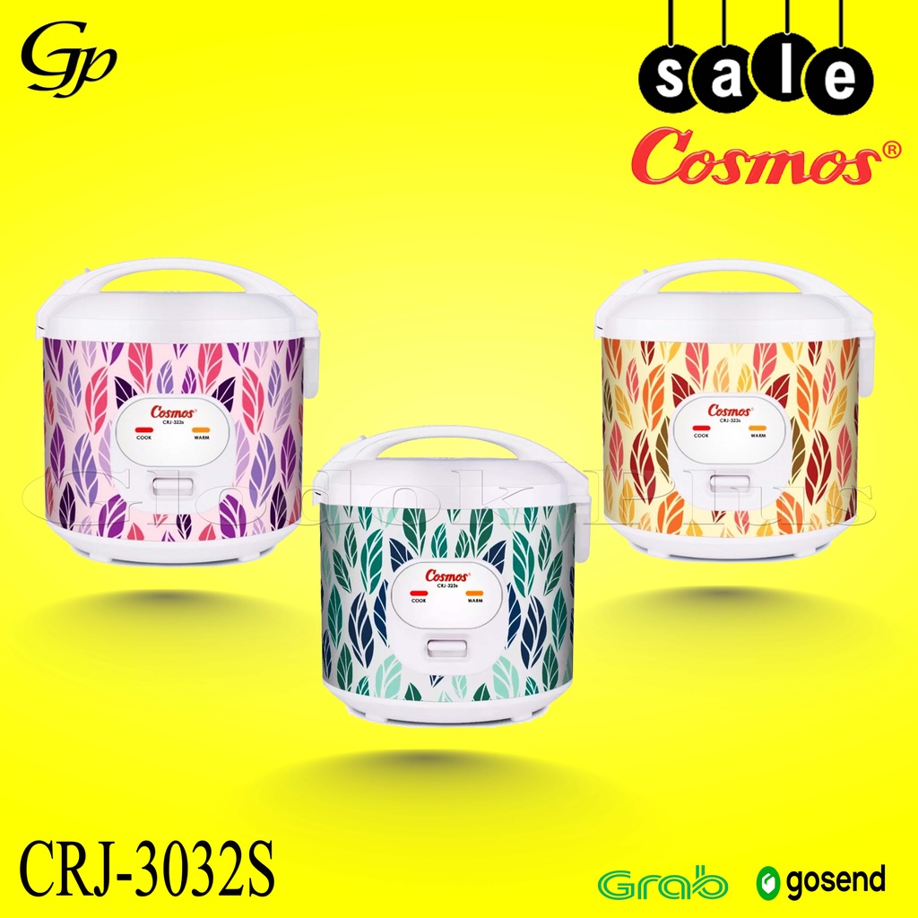 Jual Cosmos CRJ-323S Rice Cooker 1.8 Liter l Magic Com CRJ323S 1.8 ...