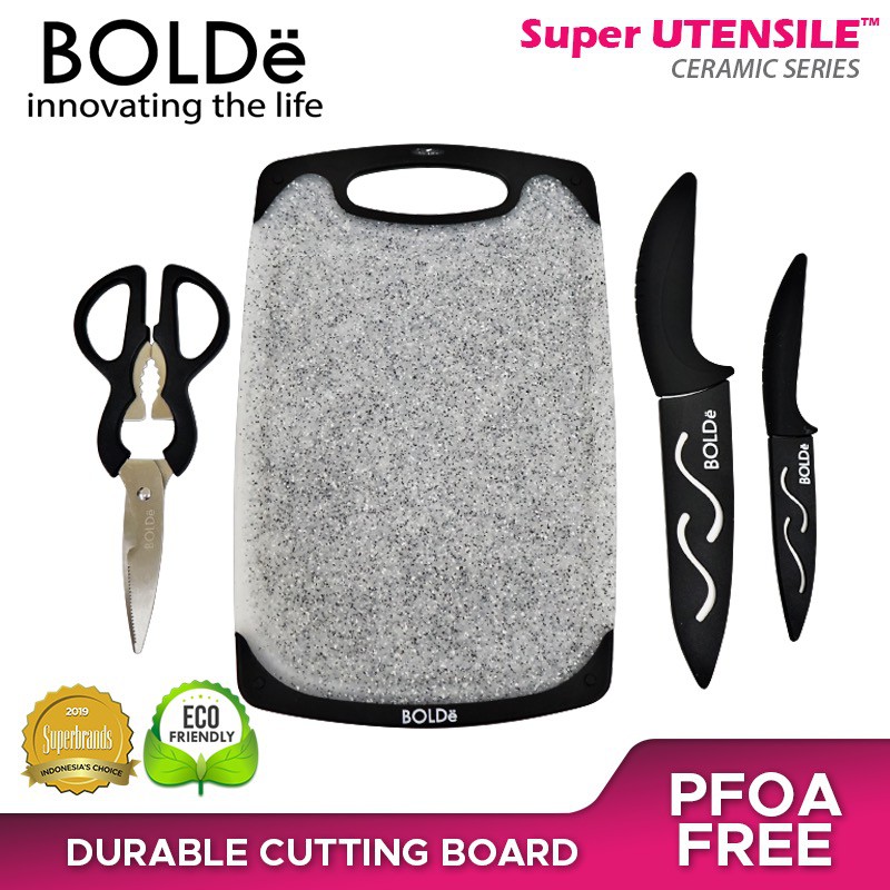 Jual BOLDe Set Talenan / Cutting Board Super Utensil Set 3+1 | Shopee ...