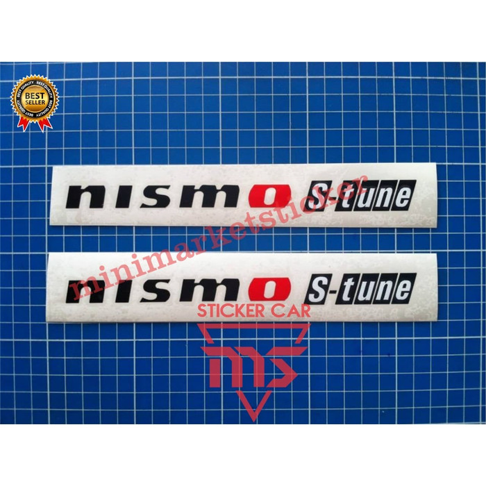 Jual stiker nismo sticker mobil nissan nismo s tune - hitam o merah ...