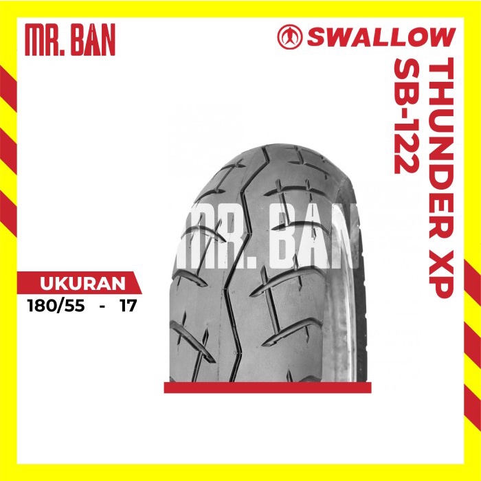 Jual BAN MOTOR SPORT RING 17 SWALLOW THUNDER XP BAN RADIAL SB-122 180/55-17 TUBLES | Shopee ...