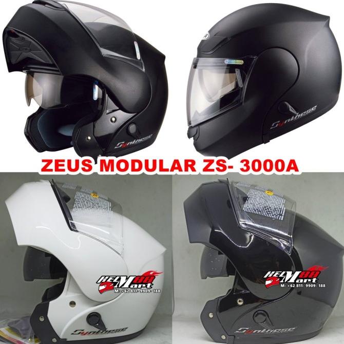 Jual Helm ZEUS Modular ZS-3000A Flip Up ZS3000a | Shopee Indonesia