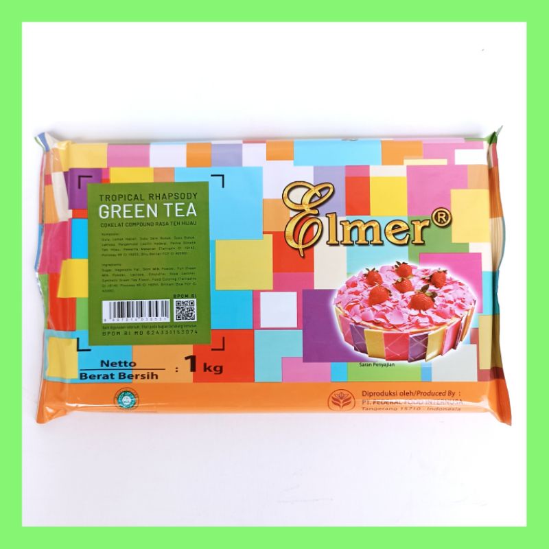 Jual ELMER Tropical Rhapsody / Cokelat Batang / Compound Green Tea 1 Kg ...