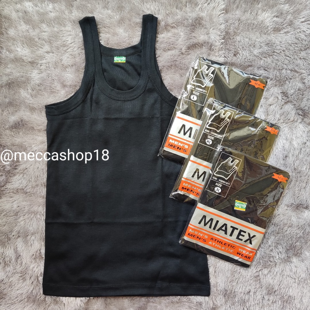Jual Singlet Kaos Dalam Tanktop Atasan Pria Warna Hitam | Shopee Indonesia