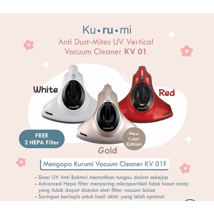 Jual *100% ORIGINAL* Kurumi +HEPA Filter - Anti Dust Mites UV Anti Debu ...