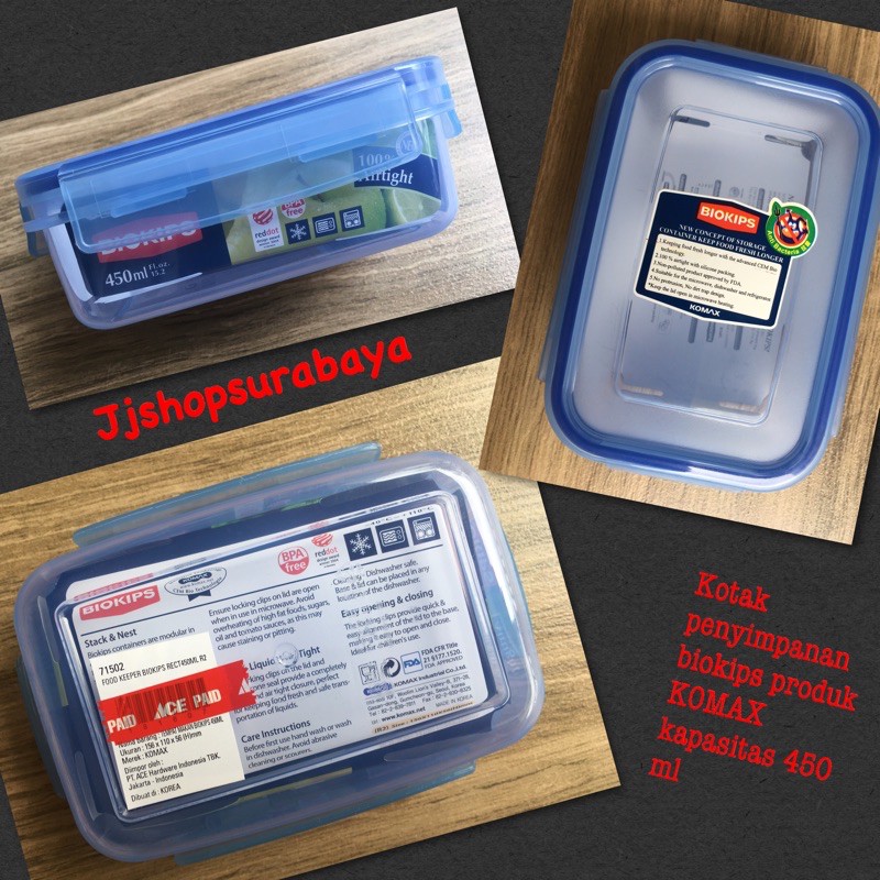 Jual wadah penyimpanan makanan bentuk kotak serbaguna /food storage ...