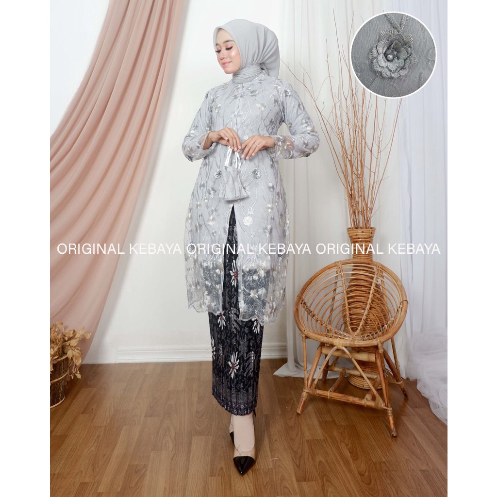 Jual Kebaya Tunik / Tunik Brokat / Kebaya Modern / Kebaya tile / Kebaya ...