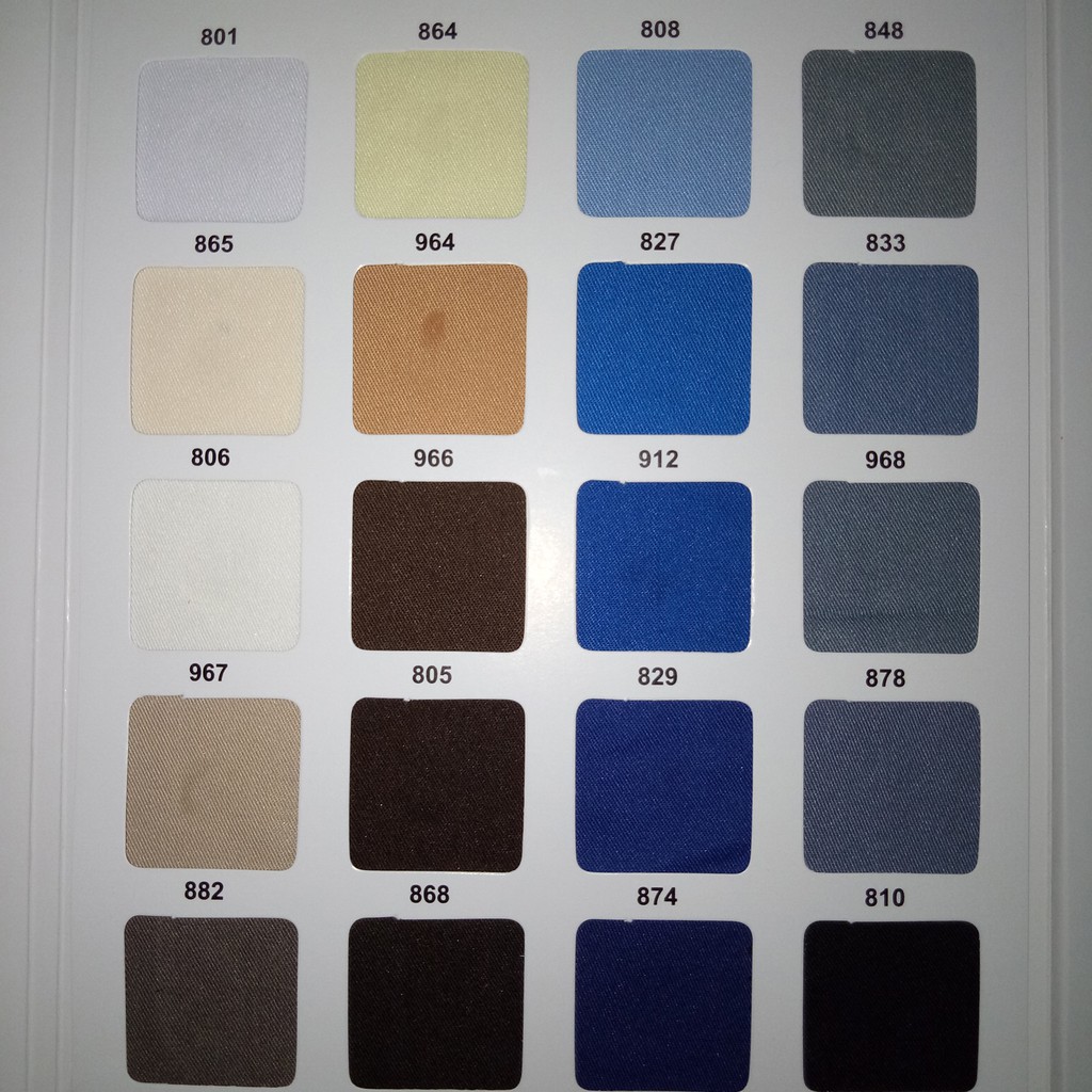 Jual KATALOG WARNA (Pilihan Warna Untuk Apron) | Shopee Indonesia