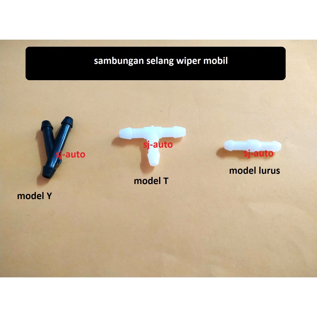 Jual Sambungan Selang Wiper Mobil model T, Y, dan lurus | Shopee Indonesia