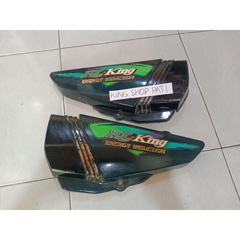 Jual side cover tutup aki rx king hijau 1997 original | Shopee Indonesia