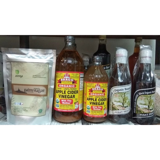 Jual Gula Aren Arenga Bubuk / Cair / Madu Organik / Cuka Apel Bragg ...