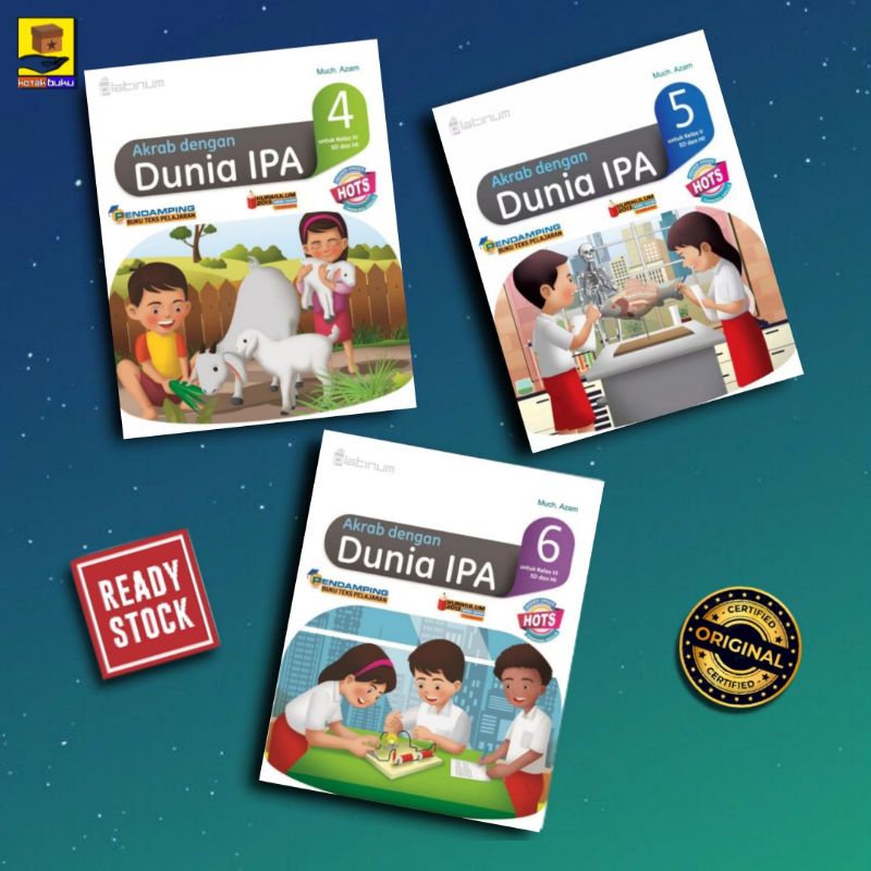 Jual BUKU IPA SD / DUNIA IPA SD KELAS 4 5 6 PLATINUM HOTS | Shopee ...