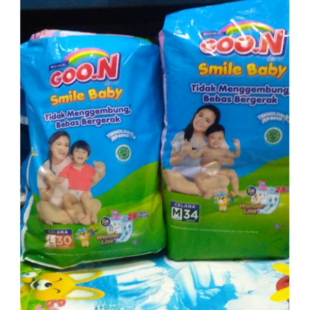 Jual Goon smile Baby s40 M34 L30 XL26 | Shopee Indonesia
