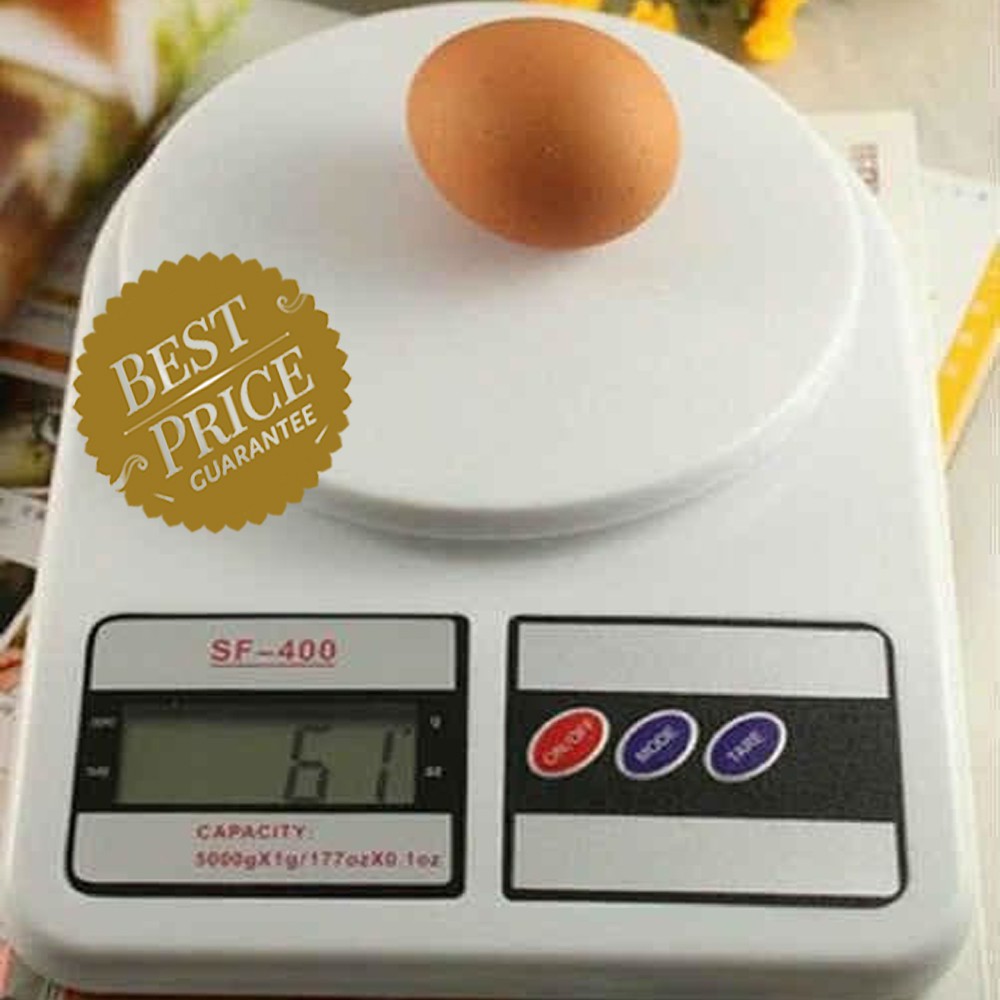 Jual Digital Kitchen Scale Timbangan Dapur Digital Sf 400 Kapasitas Max 10 Kg Akurasi 1 Gr ...