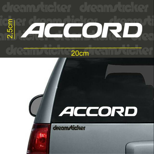 Jual Sticker Stiker Mobil Honda Accord | Shopee Indonesia
