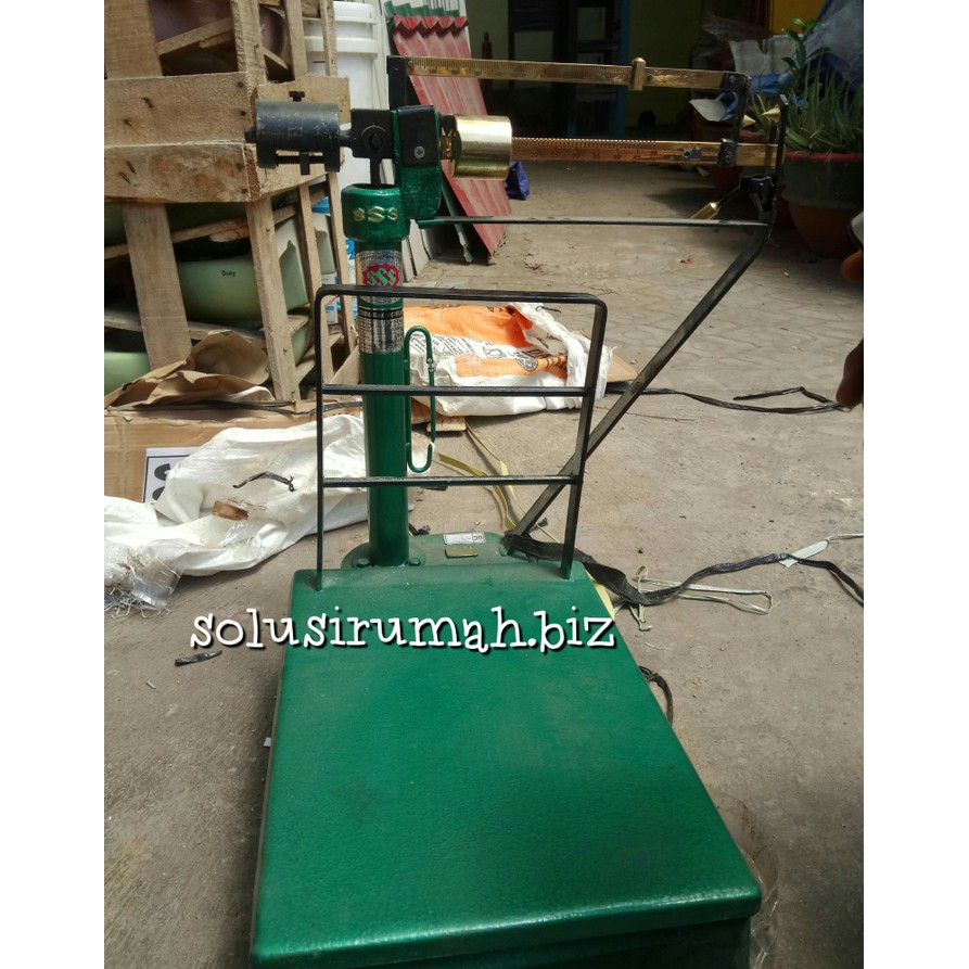 Jual TIMBANGAN DUDUK 50KG-1KG TBI+TIMBEL SET | Shopee Indonesia