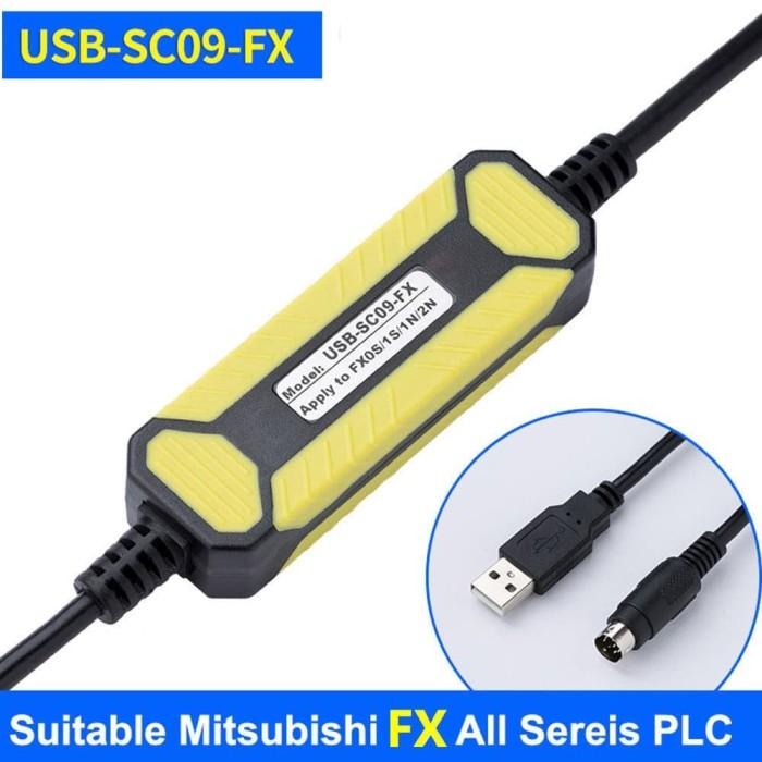 Jual Nay Industrial / Kabel Plc Mitsubishi Usb-Sc09 Fx For Fx Series ...