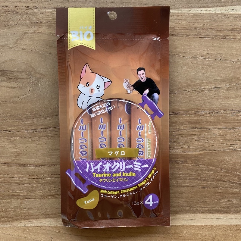 Jual Bio Creamy Tuna Snack Kucing 4x15gr | Snack Kucing | Cat Treats ...