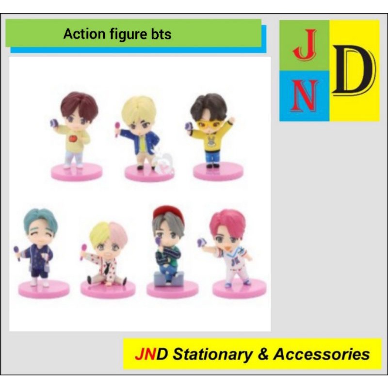 Jual Action Figure BTS Mini Figure Bts Kpop Qposket Bts Jungkook Suga V ...