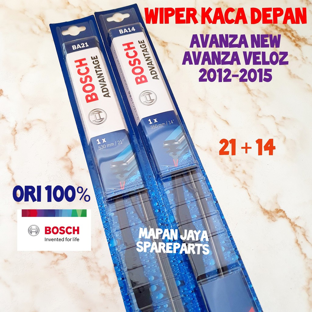 Jual BOSCH WIPER KACA DEPAN AVANZA XENIA NEW GRAND VELOZ 2012-2025 ORI | Shopee Indonesia