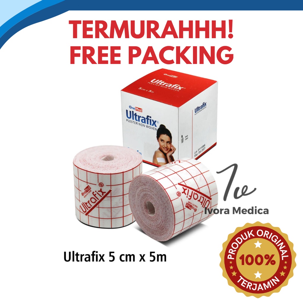 Jual Plester Ultrafix Onemed Ukuran 5cm x 5 m | Shopee Indonesia