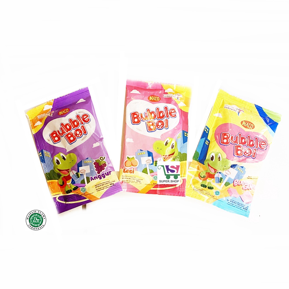 Jual Inaco Bubble Boi Nata de Coco Sari Kelapa 40 Gram | Shopee Indonesia