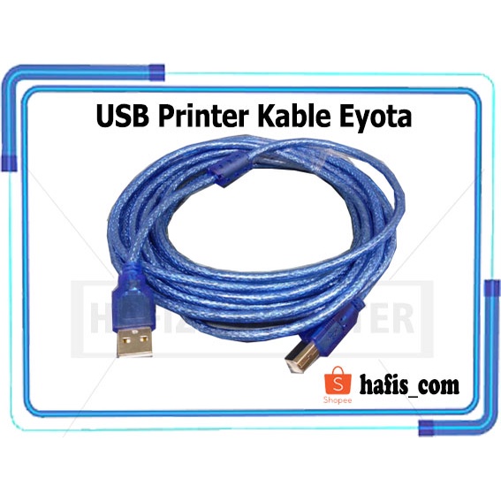 Jual Kabel Printer 1.5M 3M 5M 10M USB Eyota NYK / USB Printer Cable ...