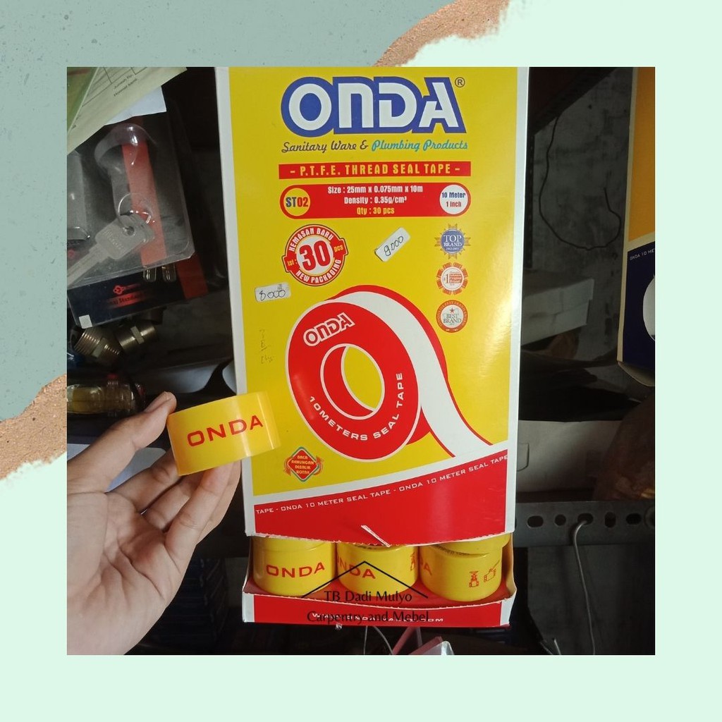 Jual Sealtape Onda Berkualitas / Isolatif Pralon / Isolatif Kran ...