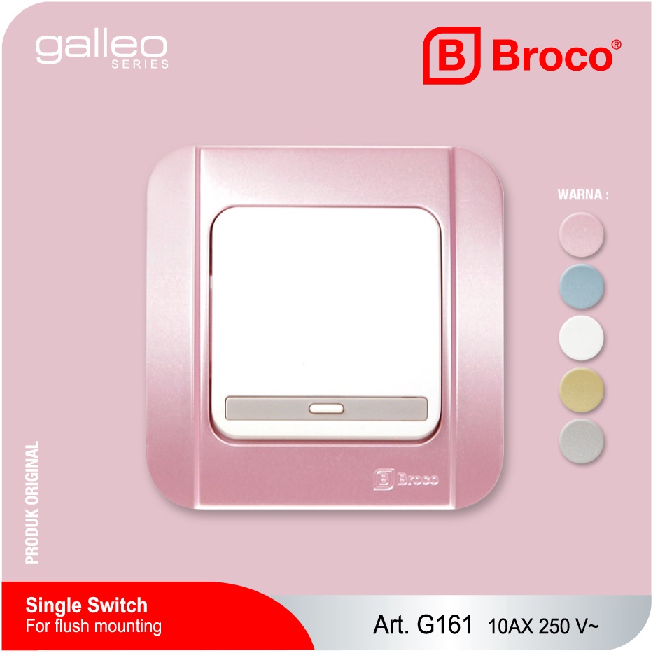 Jual Broco Electrical Galleo G161 Saklar Engkel | Shopee Indonesia