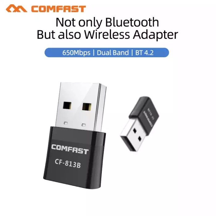 Jual COMFAST CF-813B 2 in 1 WiFi + Bluetooth Dual Band USB Wireless ...