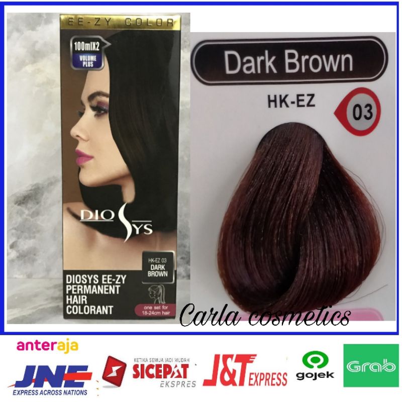 Jual cat rambut diosys warna dark brown hair Color diosys dark brown ...