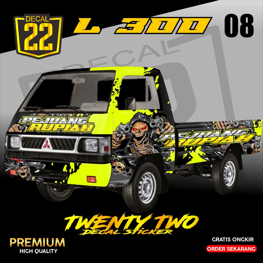 Jual DECAL STIKER L 300 FULL BODY PICK UP/ UBAH NAMA/ UBAH FOTO KODE ...