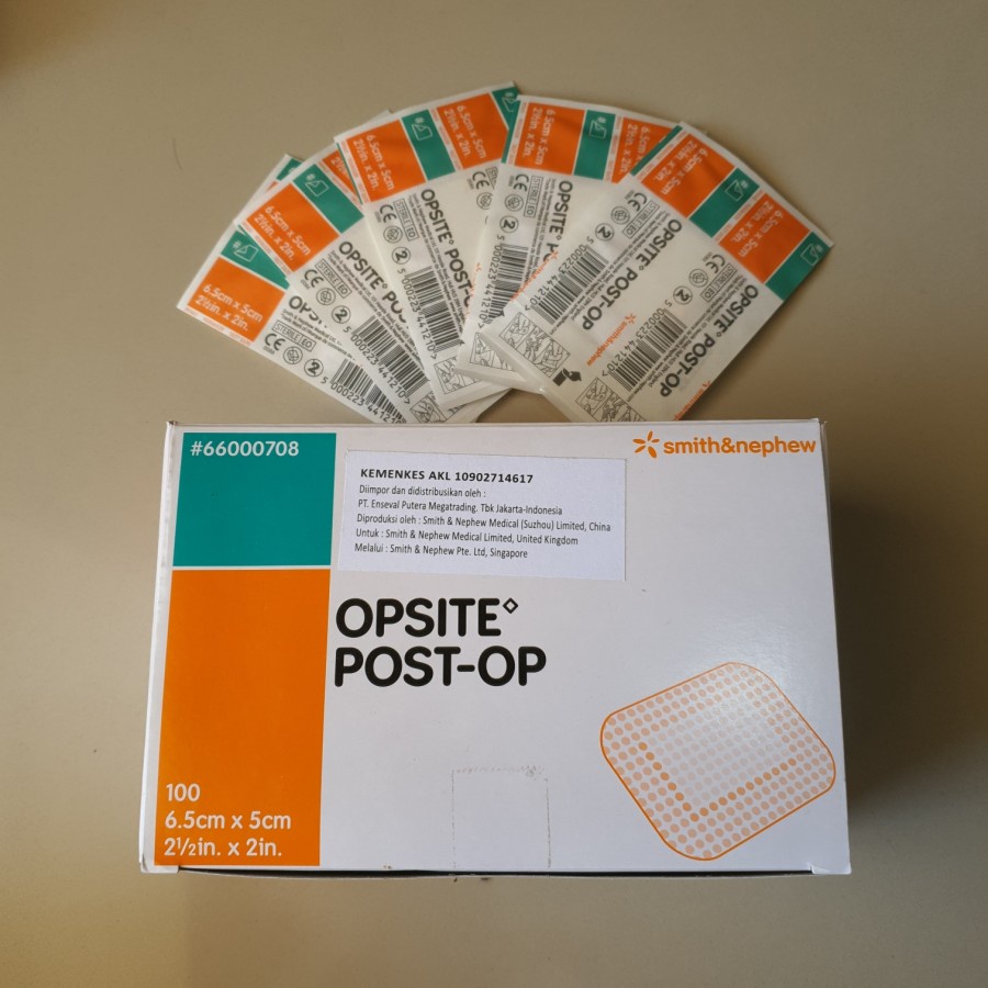 Jual Opsite 6.5cm x 5cm / Opsite Post-Op 6.5cm x 5cm / Plester Anti Air ...