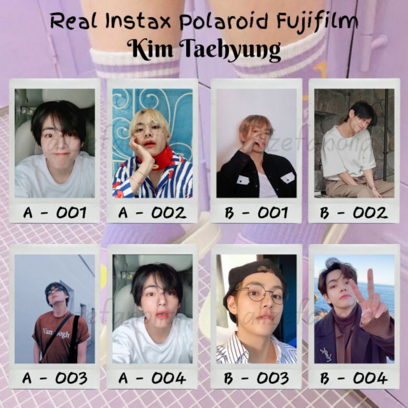 Jual Kim Taehyung Real Instax Pola roid Fujifilm - BTS | Shopee Indonesia