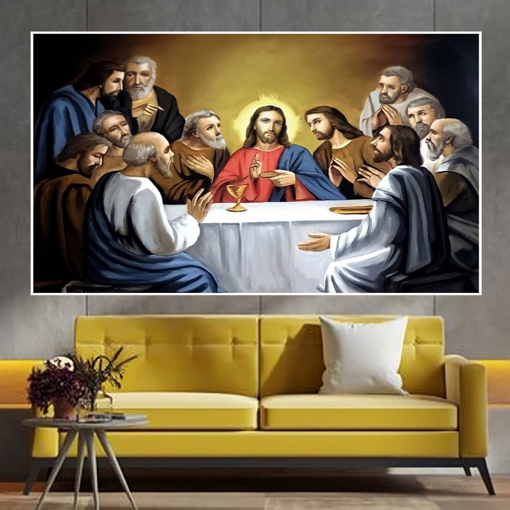 Jual POSTER PERJAMUAN KUDUS THE LAST SUPPER UKURAN XTRA BESAR JUMBO ...