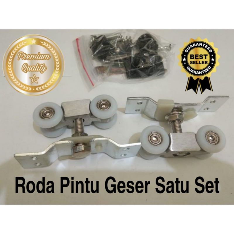 Jual Roda Rel Pintu Geser Sliding Door Satu Set | Shopee Indonesia