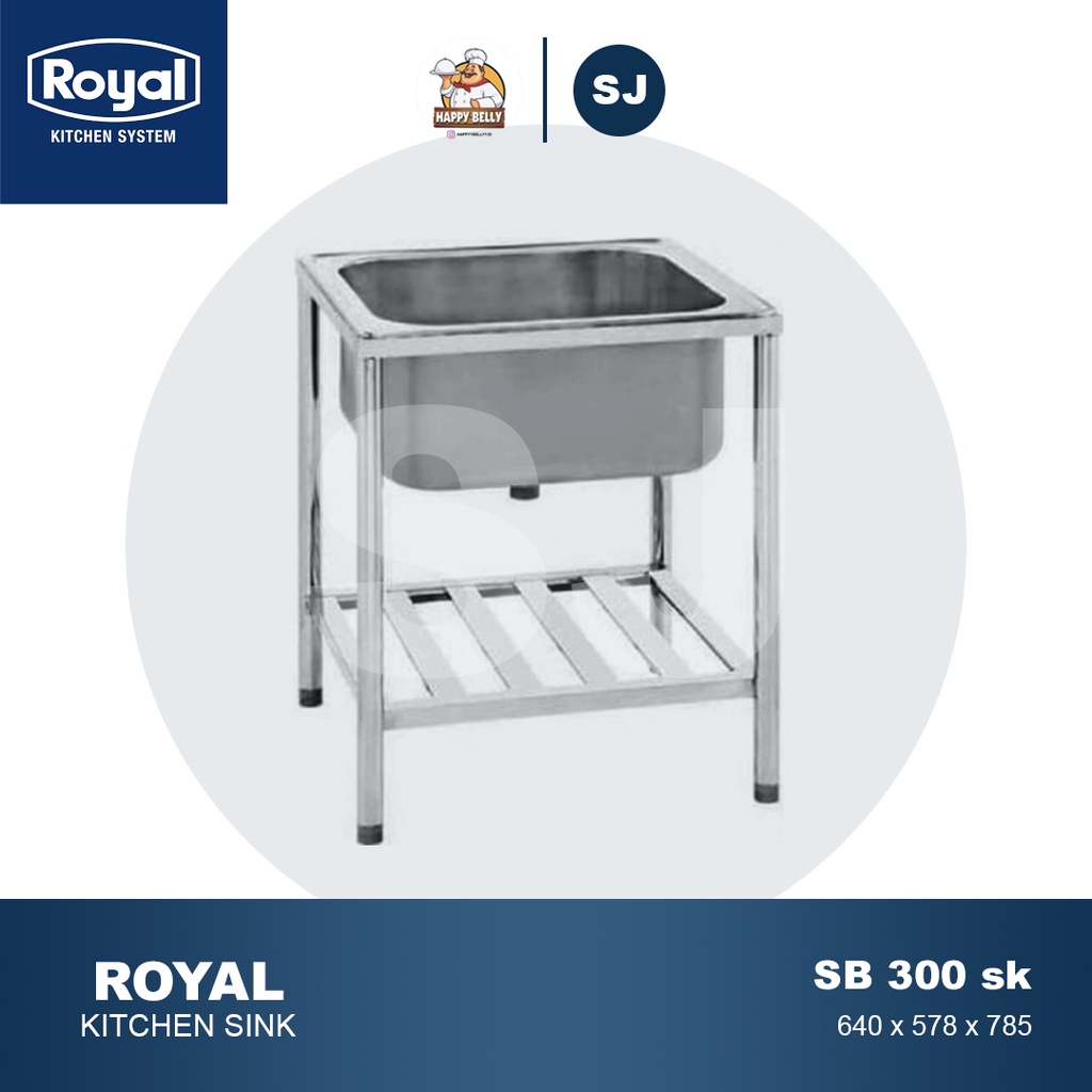 Jual SINK / BAK CUCI PIRING PORTABLE ROYAL SB 30 K SB30 K STAINLESS STEE | Shopee Indonesia