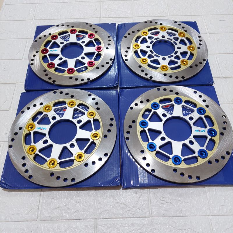 Jual PIRINGAN CAKRAM DEPAN NISSIN FLOATING LUBANG 220MM UNIVERSAL ...