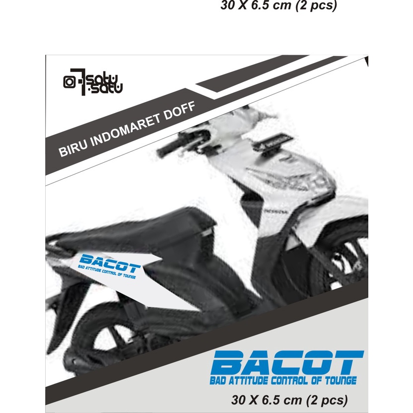 Jual stiker motor Bacot | Shopee Indonesia